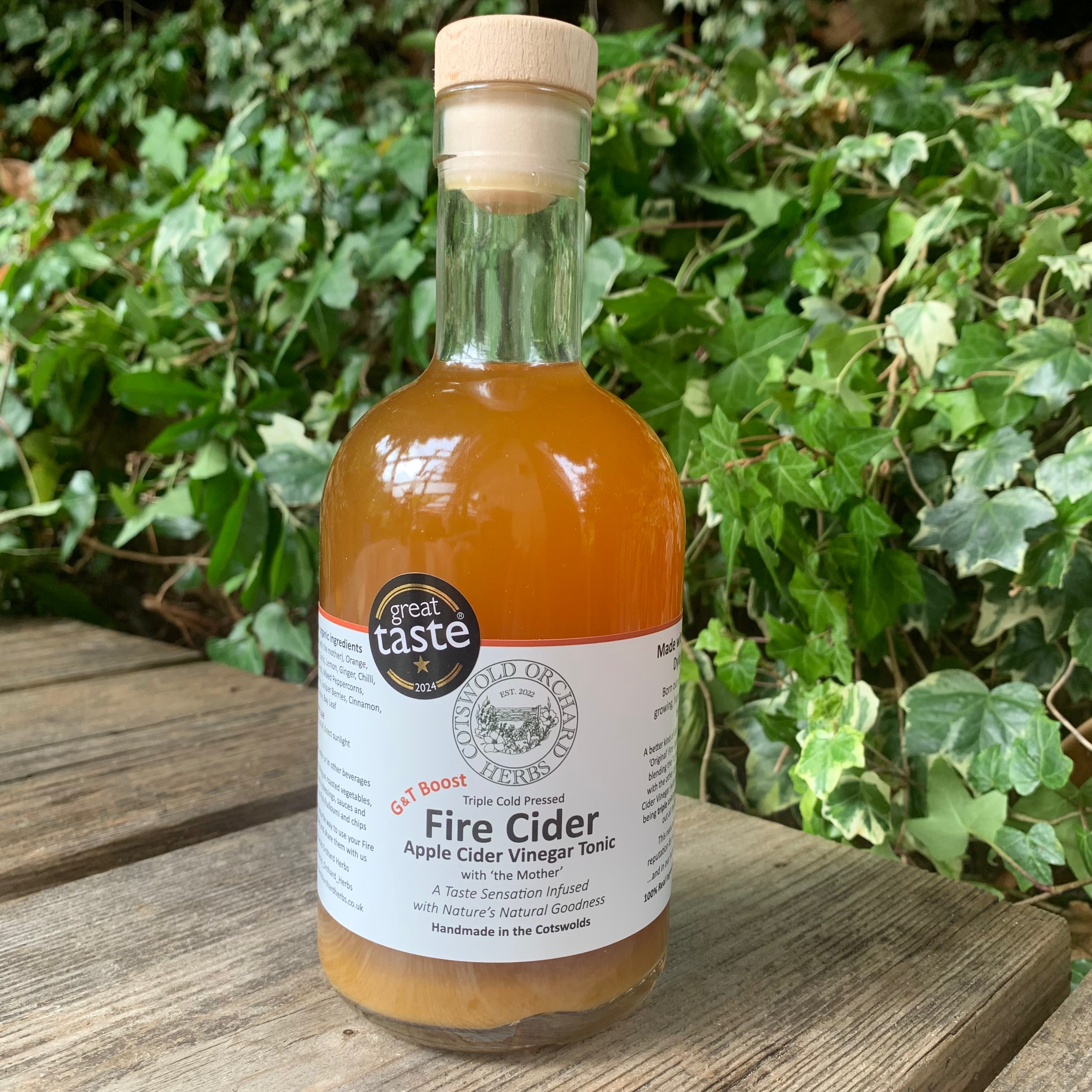G&T Boost Fire Cider 500ml – Cotswold Orchard Herbs